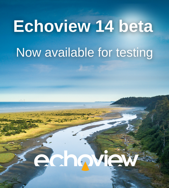 Echoview 14 is now available for beta testing. | Echoview